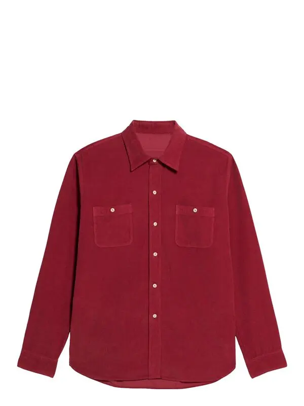 FORTELA Work Corduroy Shirt - Pink