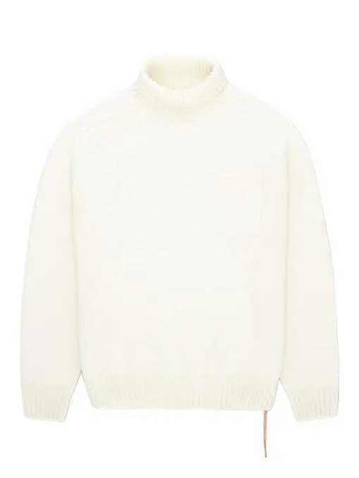FORTELA Mallory Merino Wool High-neck Sweater - Off White