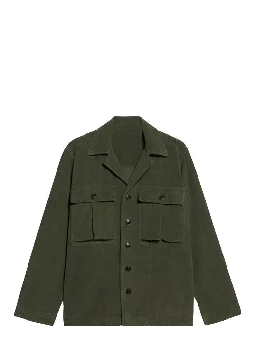 FORTELA Solomon Corduroy Overshirt - Green