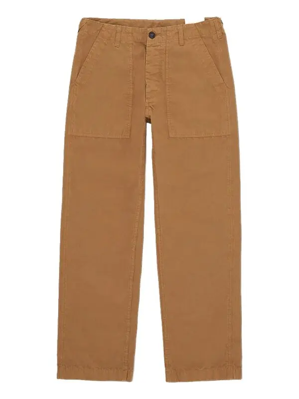 FORTELA Newfatigue Canvas Parachute Trousers - Cacao