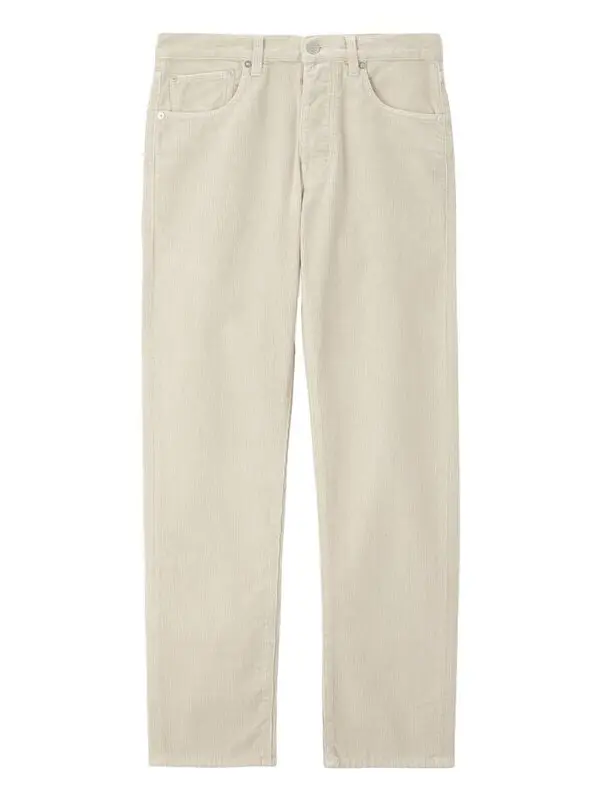 FORTELA 965 John Corduroy Five-pocket Trousers - Off White