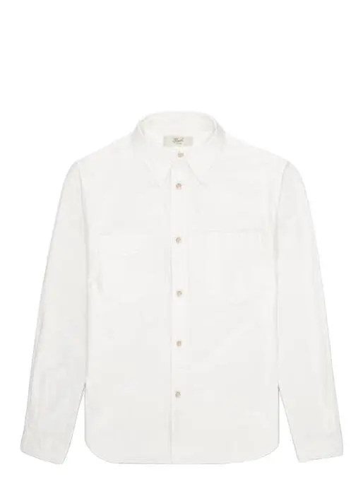 FORTELA Prequel Cotton Shirt With Pockets - White