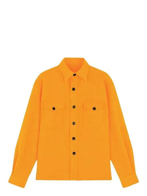 FORTELA Kenny Wool Overshirt - Yellow