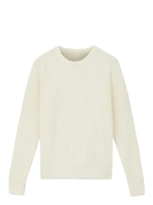 FORTELA Alberto Wool Crewneck Sweater - Ecru