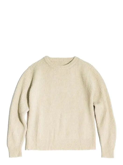 FORTELA Alberto Wool Crewneck Sweater - White