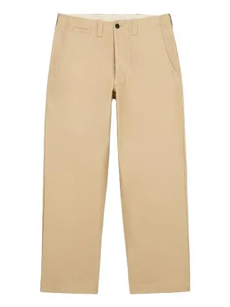 FORTELA Thomas Chino Trousers - Natural