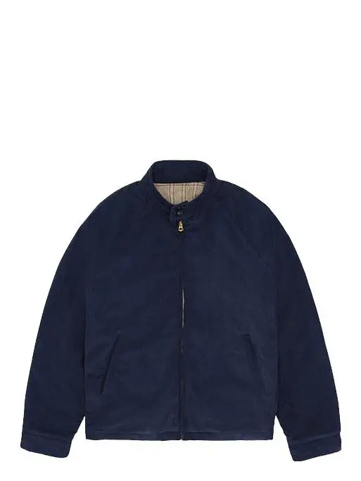 FORTELA Carol Cotton Corduroy Zip-up Jacket - Blue