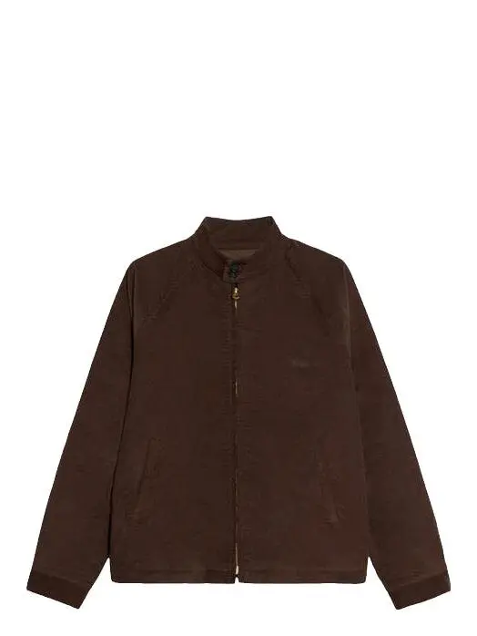 FORTELA Carol Cotton Corduroy Zip-up Jacket - Brown