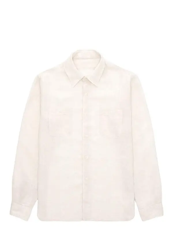 FORTELA Work Linen Shirt - Natural
