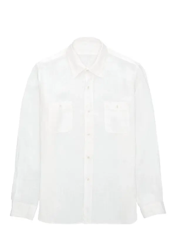 FORTELA Work Linen Shirt - White