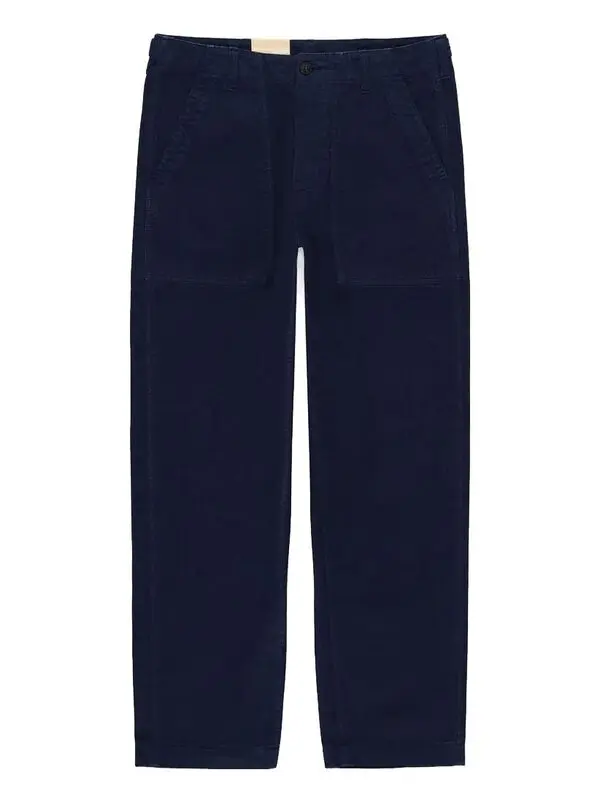FORTELA Fatigue Twill Cotton Trousers - Blue
