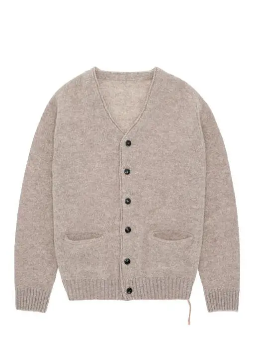 FORTELA Edmund Merino Wool Cardigan - Taupe