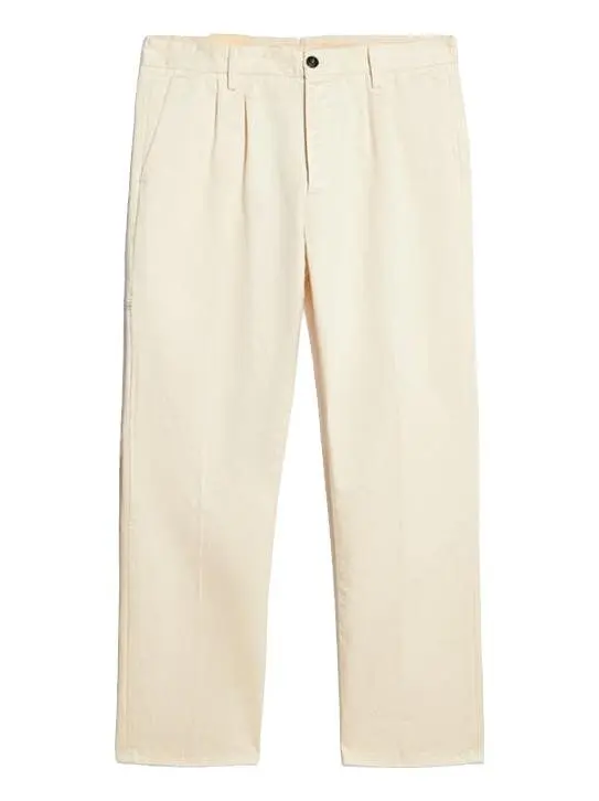 FORTELA Pences33 Tapered Cotton Gabardine Chinos - Off White
