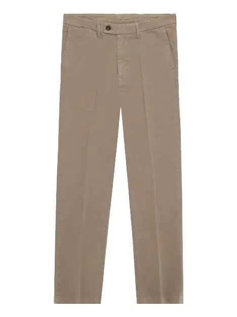 FORTELA Kent Cotton Chino Trousers - Camel
