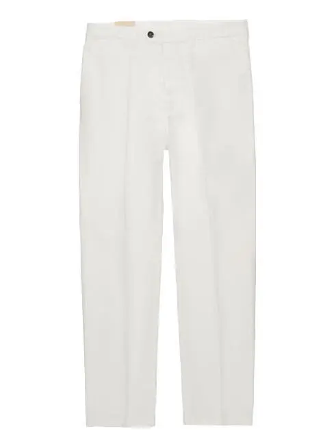 FORTELA Kent Cotton Chino Trousers - White