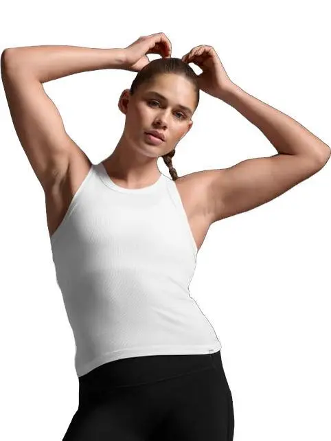 2xu Fluid Modal Rib Tank - White/white
