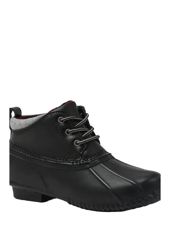 LANDS' END Waterproof Ankle Duck Boots - Black