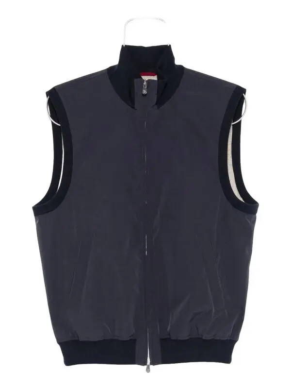 Brunello Cucinelli Down Vest - Blue