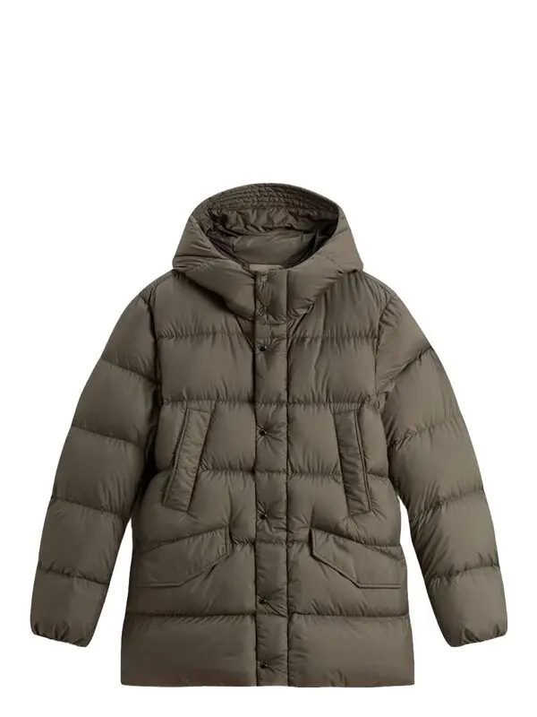 Woolrich Short Down Jacket - Green