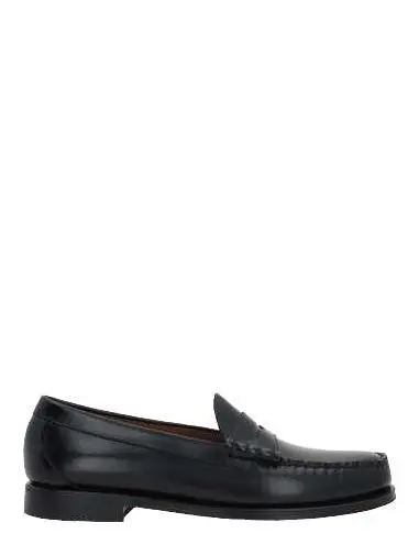 G.H. BASS & CO. Polished Leather Penny Loafers - Black