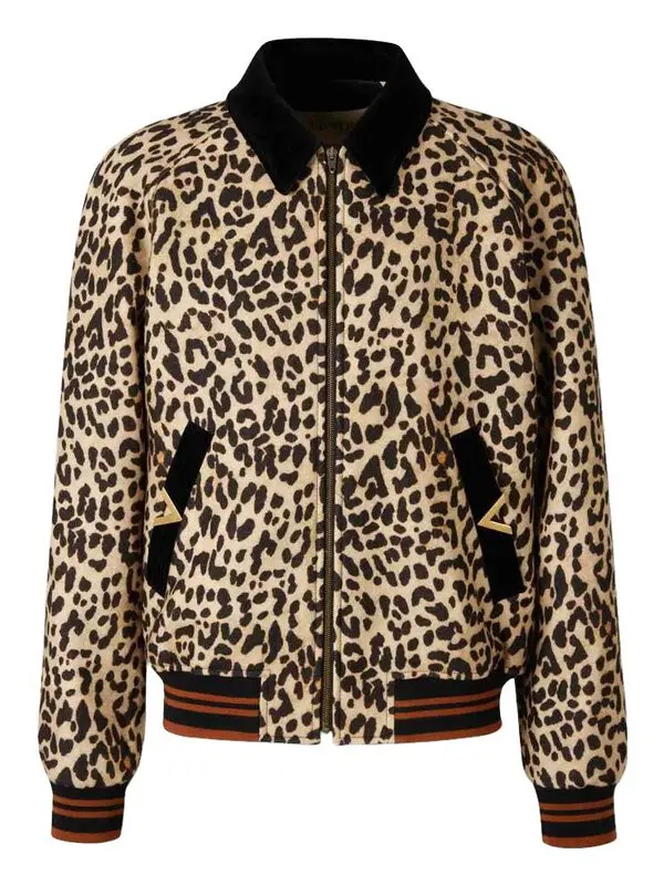 Valentino Garavani Wool Bomber Jacket - Multicolor