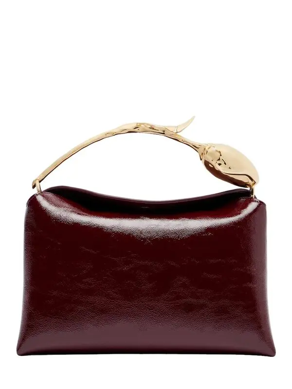Erdem Bloom Medium Patent Leather Tote Bag - Red