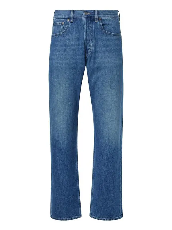 Valentino Garavani Mid-rise Straight Jeans - Blue