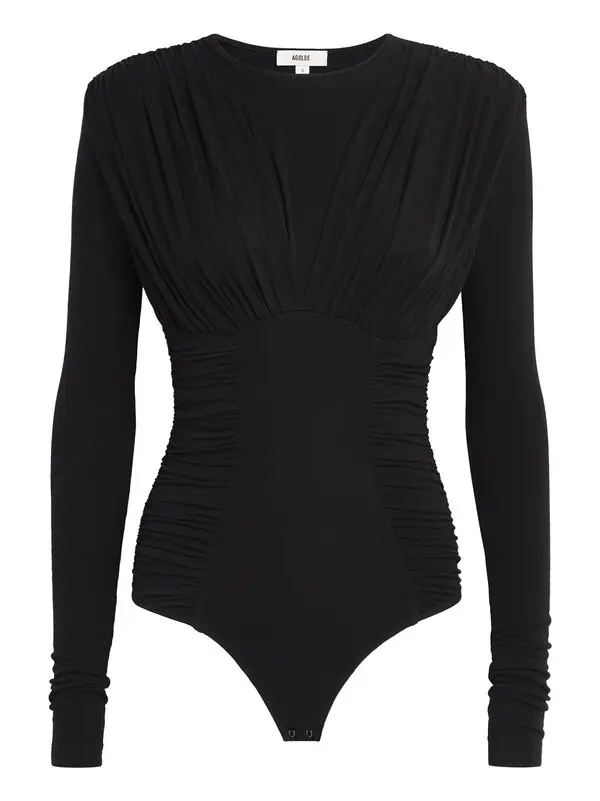 AGOLDE Abbi Bodysuit - Black