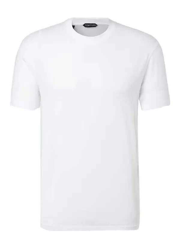 TOM FORD Jersey T-shirt - White