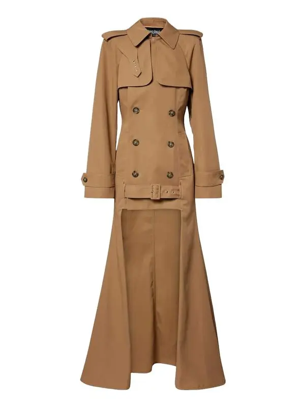 Jean Paul Gaultier Window Trench Coat - Beige