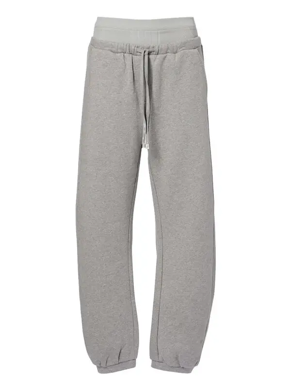 Attico Cotton Jersey Sweatpants - Grey