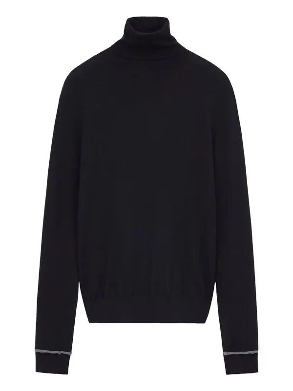 Loewe Wool Turtleneck Sweater - Navy