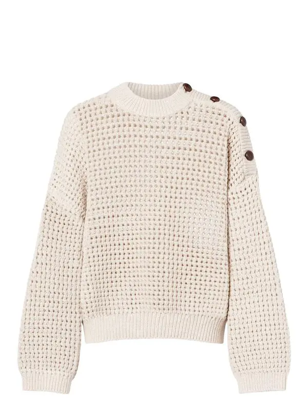 Brunello Cucinelli Cotton-blend Sweater - Beige