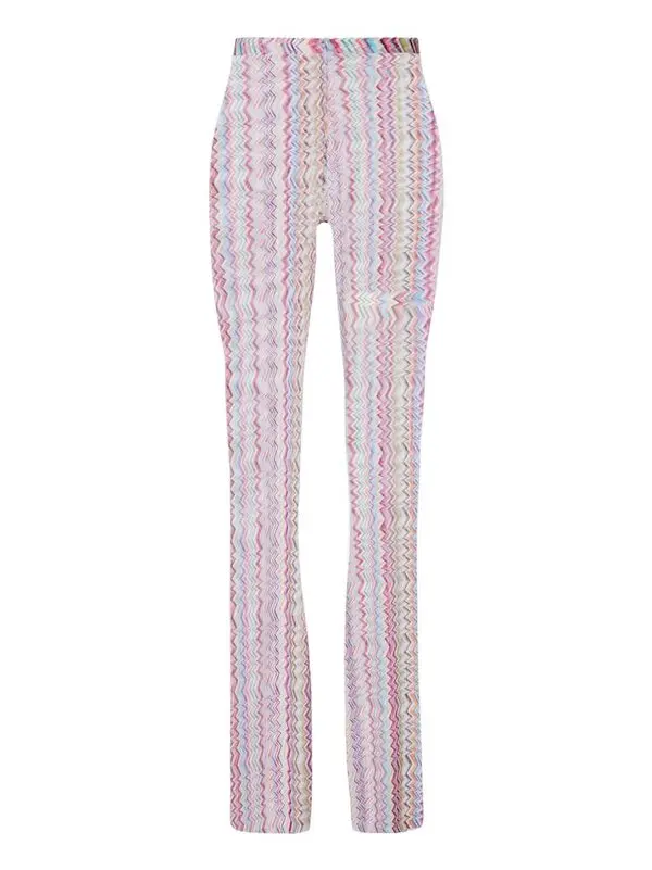 Missoni Zigzag High-rise Slim Pants - Multicoloured