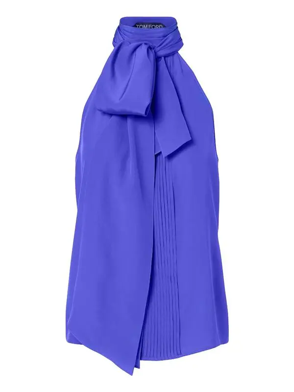 TOM FORD Silk Top - Blue