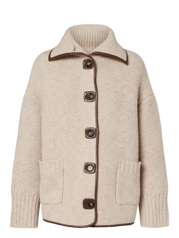 Altuzarra Llewellyn Knitted Wool Jacket - Beige