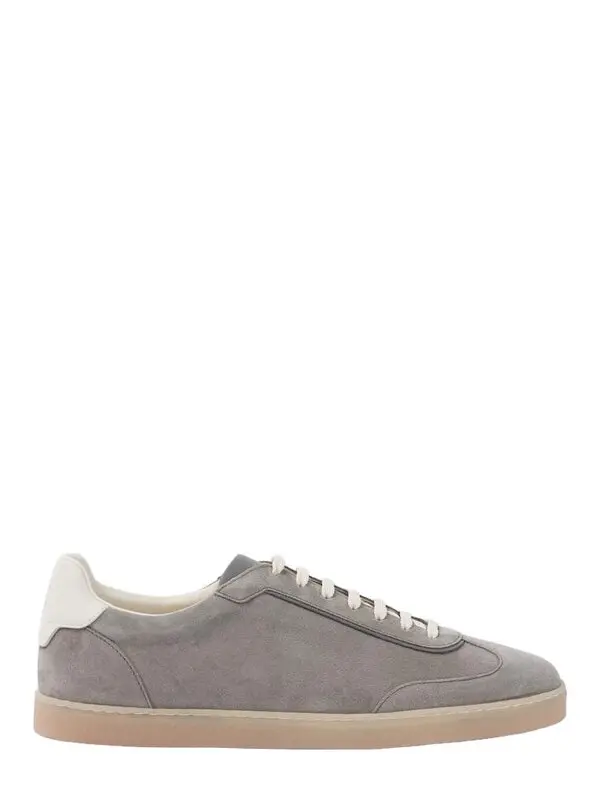 Brunello Cucinelli Suede Sneakers - Grey