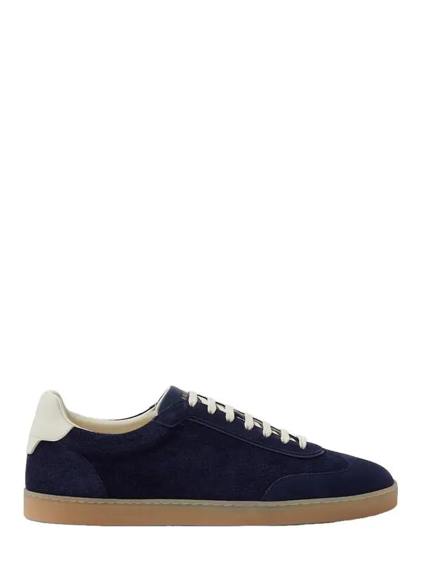 Brunello Cucinelli Suede Sneakers - Blue