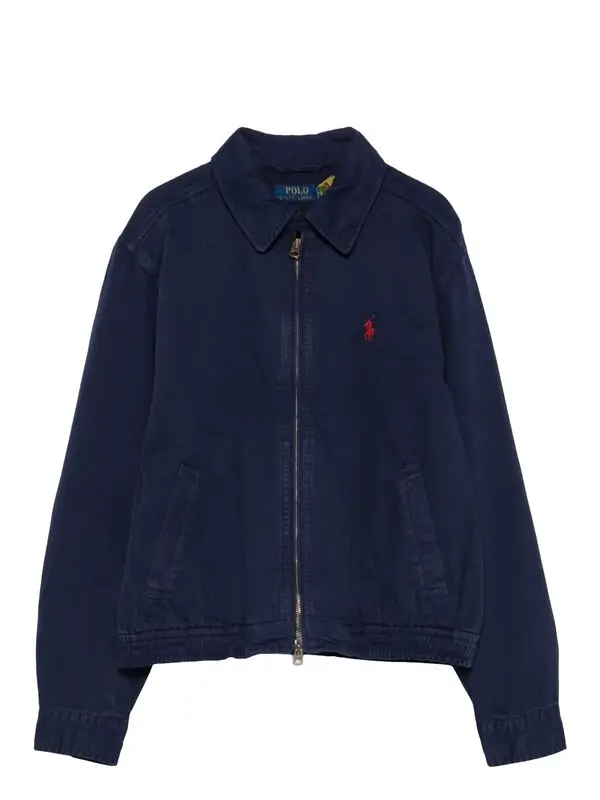 Polo Ralph Lauren Cotton Twill Lined Windbreaker - Blue