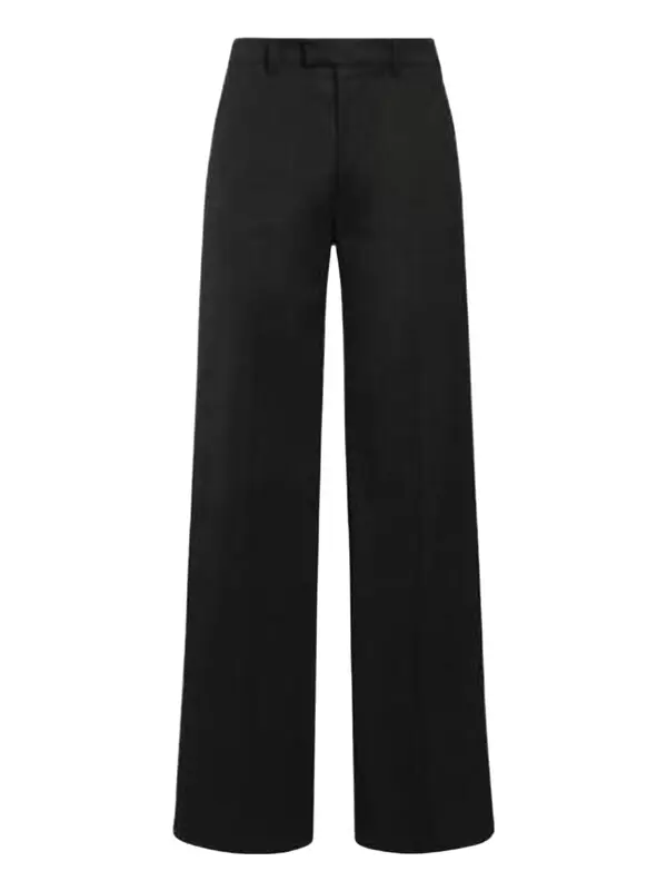 ANN DEMEULEMEESTER Kwinten Jersey Minimal Trousers - Black
