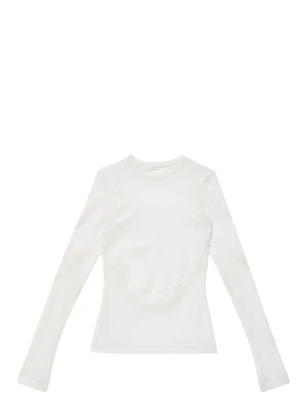 Givenchy Triple Stitched Open Cuts Top - White