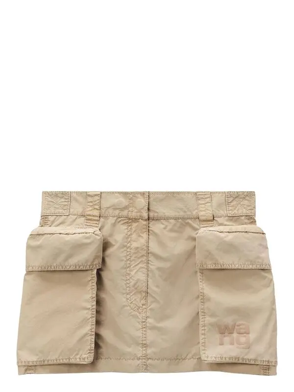 Alexander Wang Big Pocket Cargo Mini Skirt - Brown