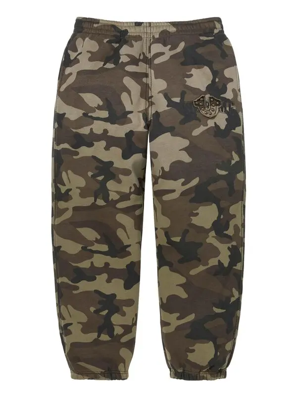 Supreme X True Religion Camo Sweatpants - Brown