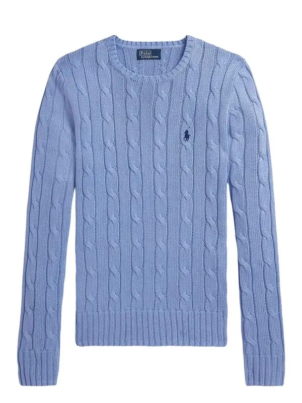 Ralph Lauren Pima Cotton Julianna Long-sleeve Pullover - Blue