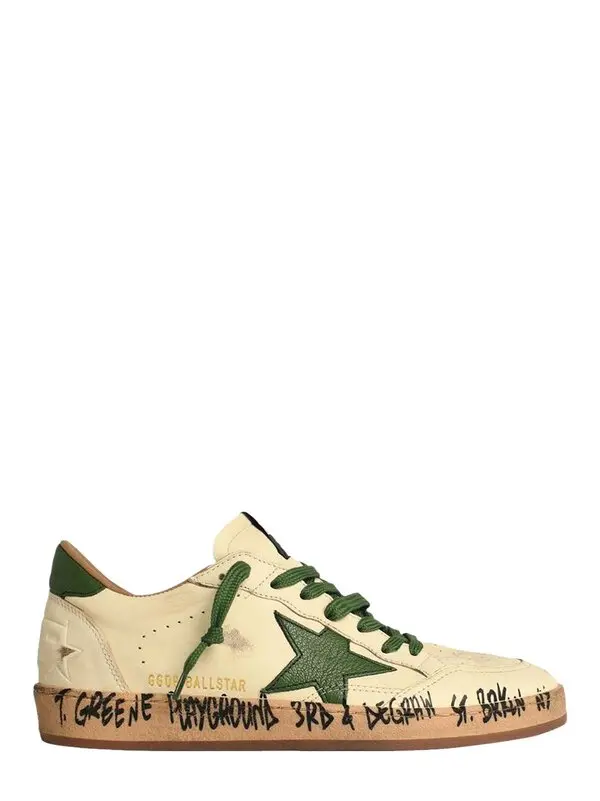 GOLDEN GOOSE Ball Star Sneakers - Green