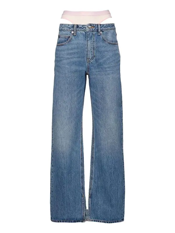 Alexander Wang Slit Hem Jean - Blue