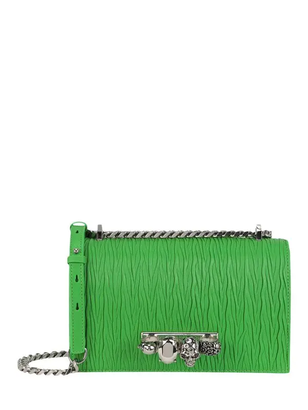 Alexander McQueen Small Jeweled Shoulder Bag - Green