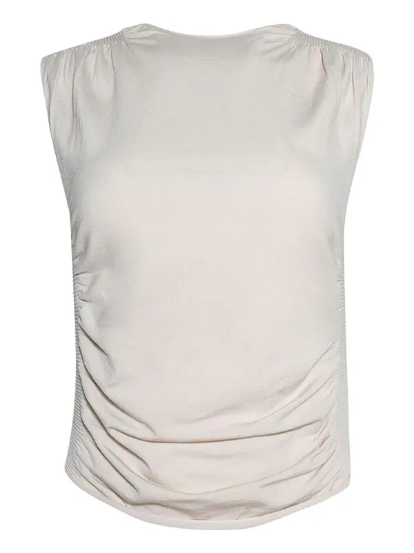Alexander Wang Ruched Tank - Grey
