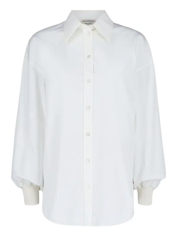Alexander McQueen Cocoon Sleeve Shirt - White