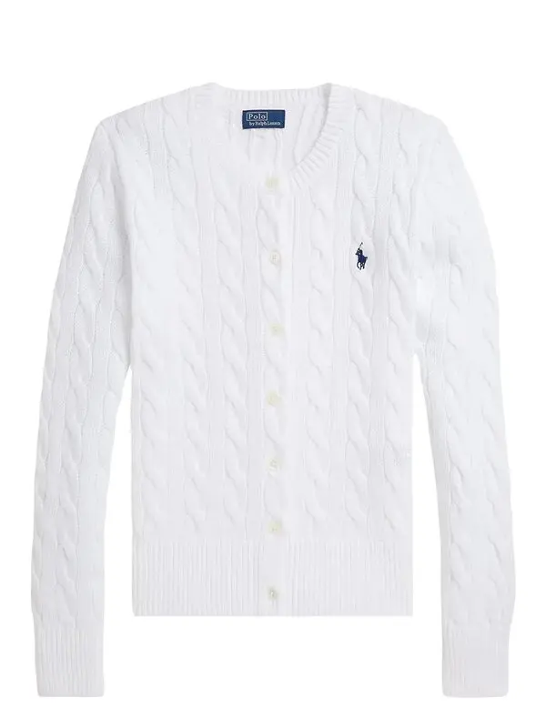 Polo Ralph Lauren Long-sleeve Cardigan - White